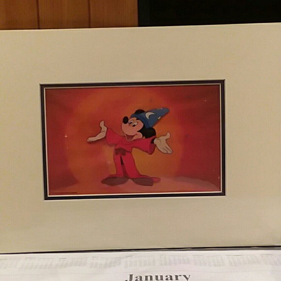 Disney | Wall Decor | Copy Disney Mickey Mouse Fantasia Sericel ...